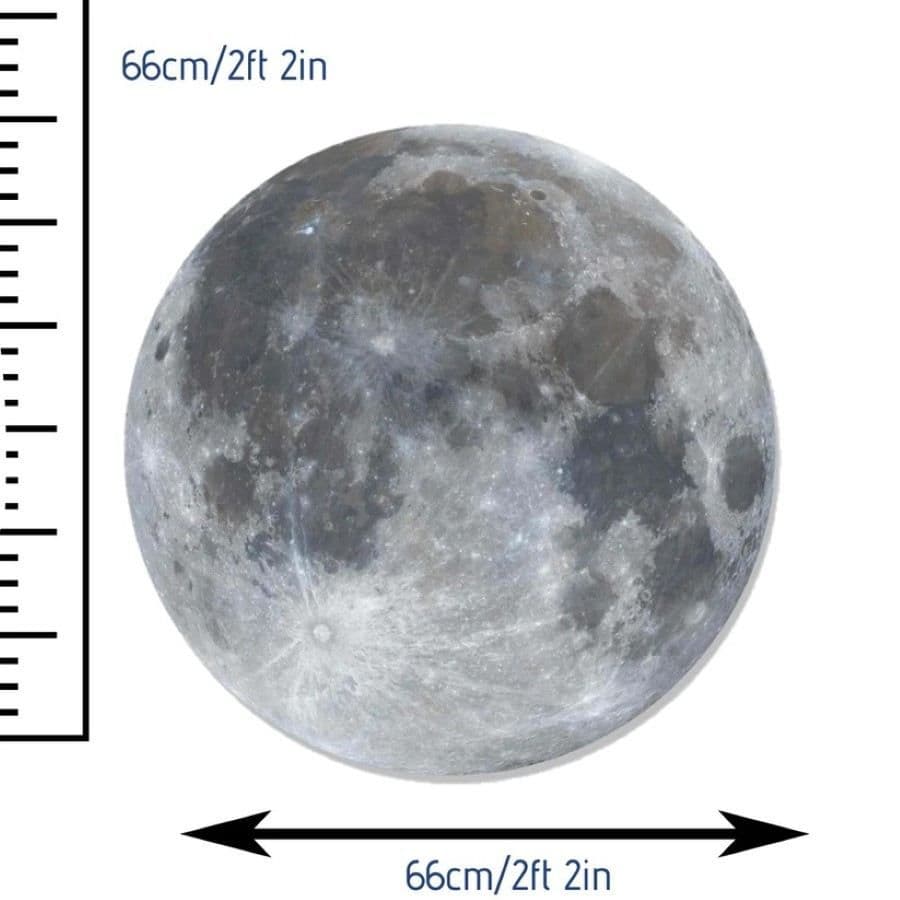 MOON WALL MOUNTED CARDBOARD CUT OUT