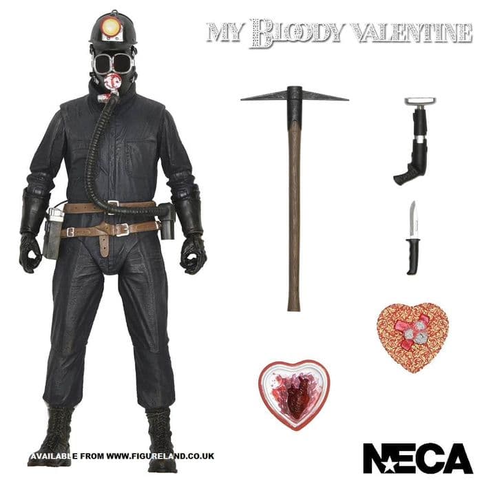 MY BLOODY VALENTINE ULTIMATE THE MINER 7 INCH SCALE ACTION FIGURE FROM NECA