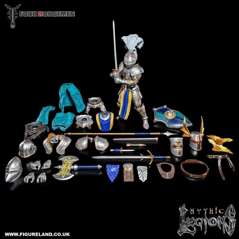 MYTHIC LEGIONS ASHES OF AGBENDOR THE BLUE SHIELD SOLIDER DELUXE BUILDER ...