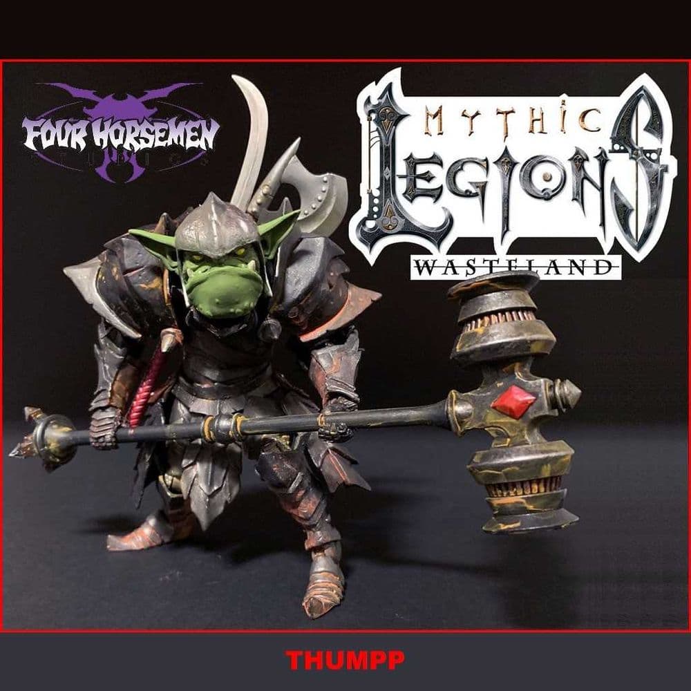 MYTHIC LEGIONS WASTELAND THUMPP ACTION FIGURE FROM FOUR HORSEMEN STUDIOS