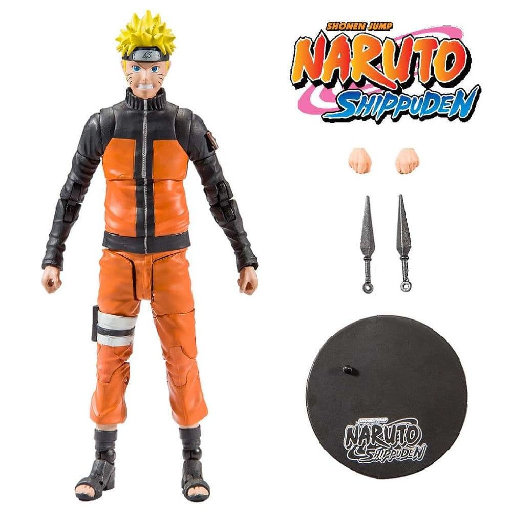 NARUTO SHIPPUDEN NARUTO UZUMAKI VERSION 2 7" ACTION FIGURE FROM ...