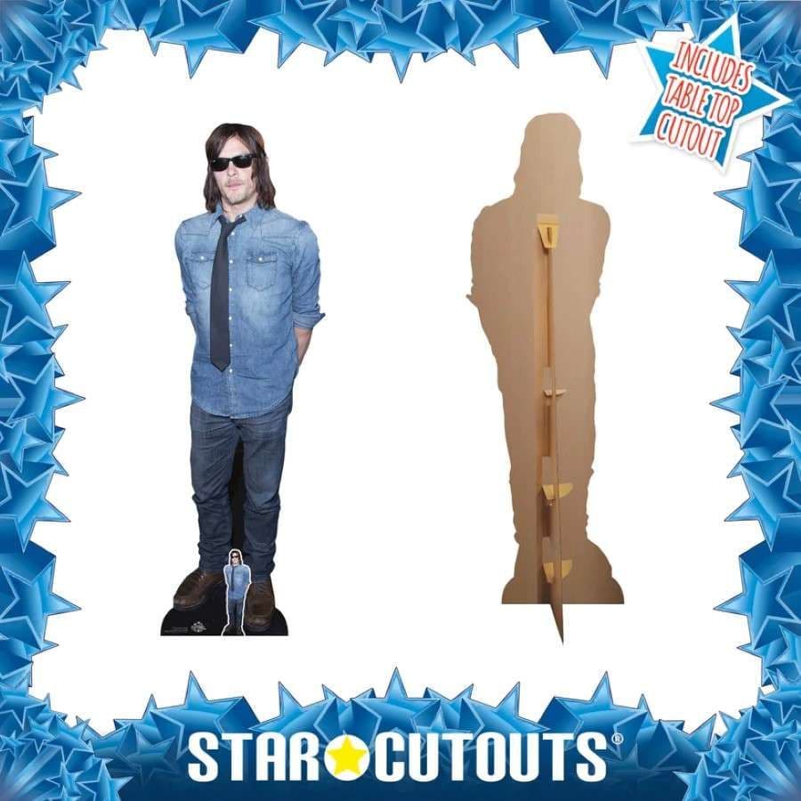 NORMAN REEDUS LIFE SIZE CARDBOARD CUT OUT