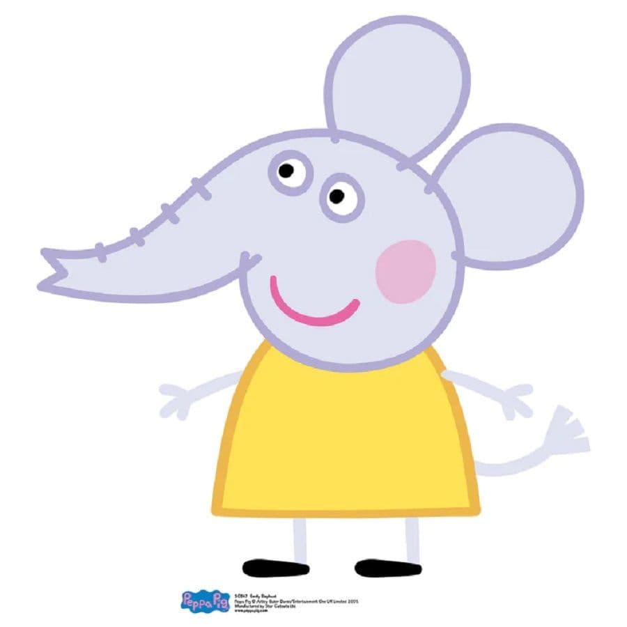 PEPPA PIG EMILY ELEPHANT CARDBOARD CUT OUT