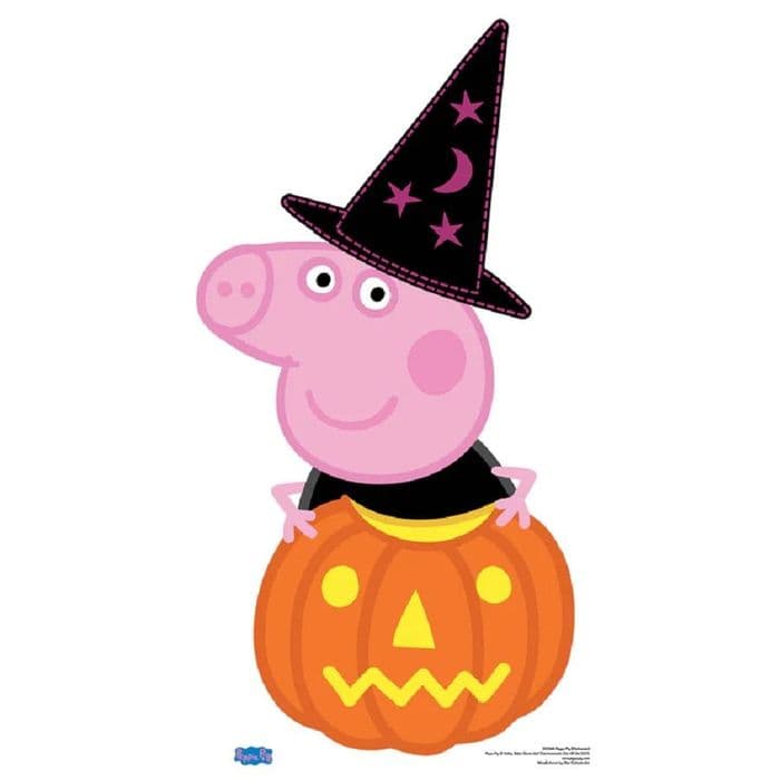 PEPPA PIG HALLOWEEN PUMPKIN CARDBOARD CUT OUT