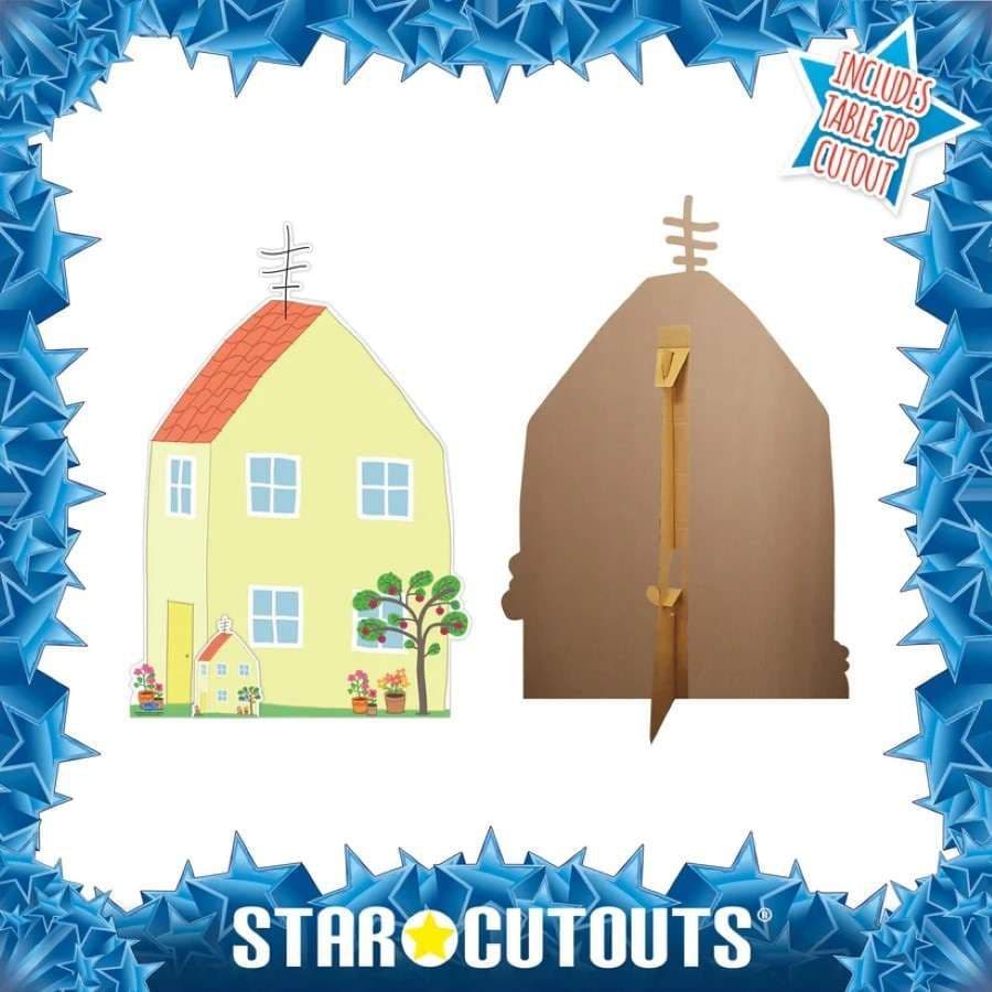 PEPPA PIG HOUSE WITH APPLE TREE CARDBOARD CUT OUT