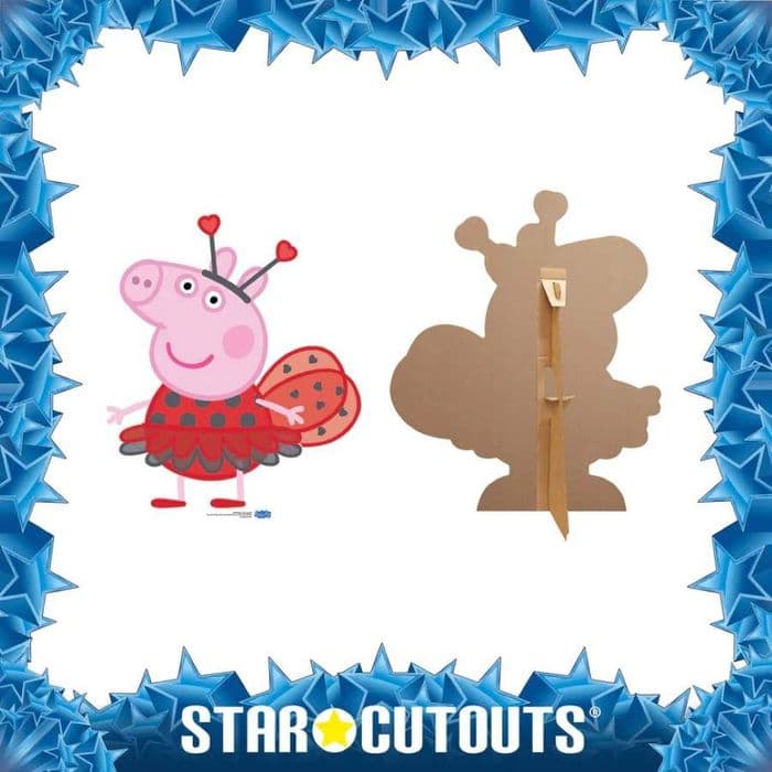 PEPPA PIG LADYBIRD CARDBOARD CUT OUT