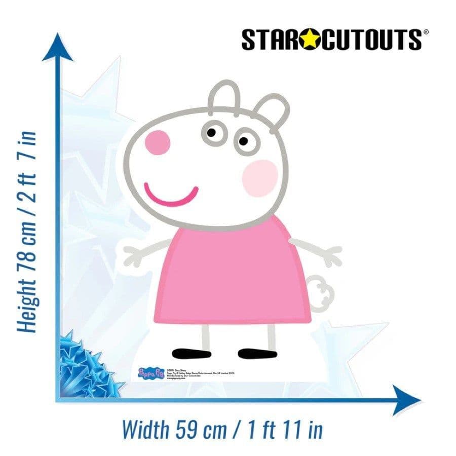PEPPA PIG SUZY SHEEP CARDBOARD CUT OUT