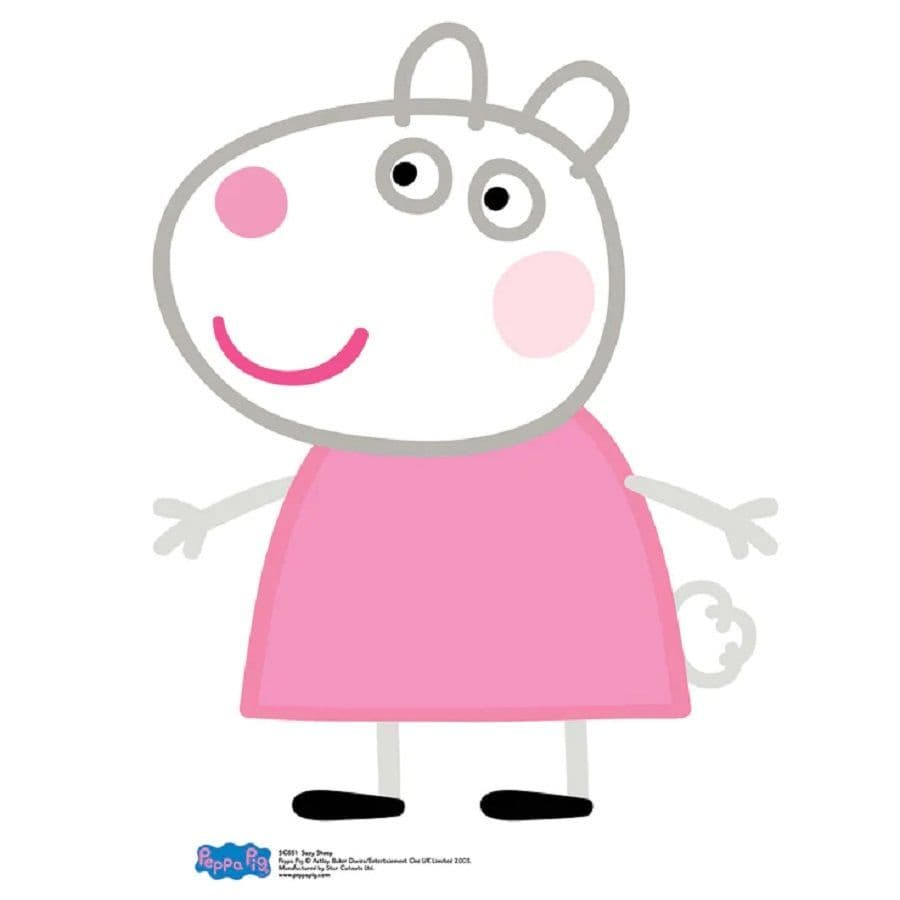 PEPPA PIG SUZY SHEEP CARDBOARD CUT OUT