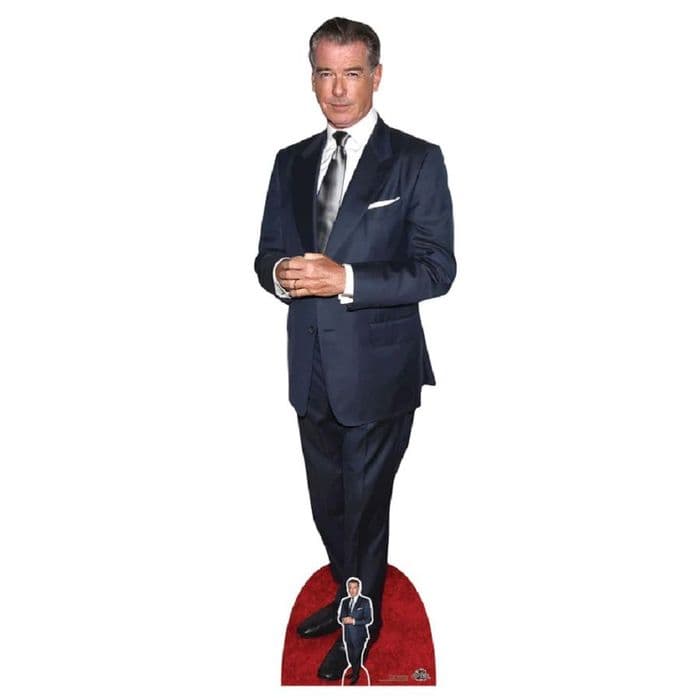 PIERCE BROSNAN LIFE SIZE CARDBOARD CUT OUT