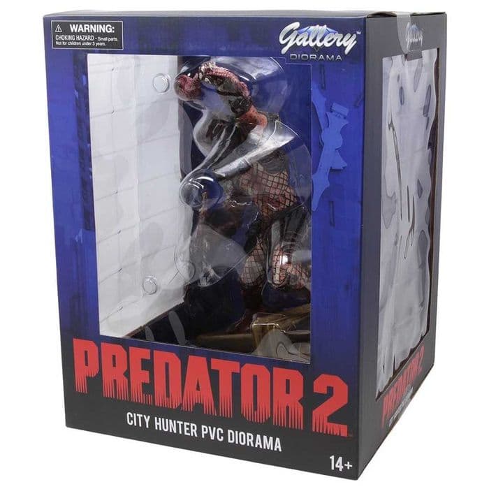 PREDATOR 2 MOVIE GALLERY CITY HUNTER PVC DIORAMA FROM DIAMOND SELECT TOYS
