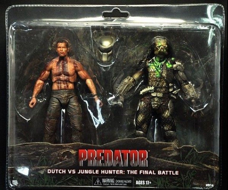 PREDATOR 7" PREDATOR VS DUTCH ACTION FIGURES 2 PACK FROM NECA