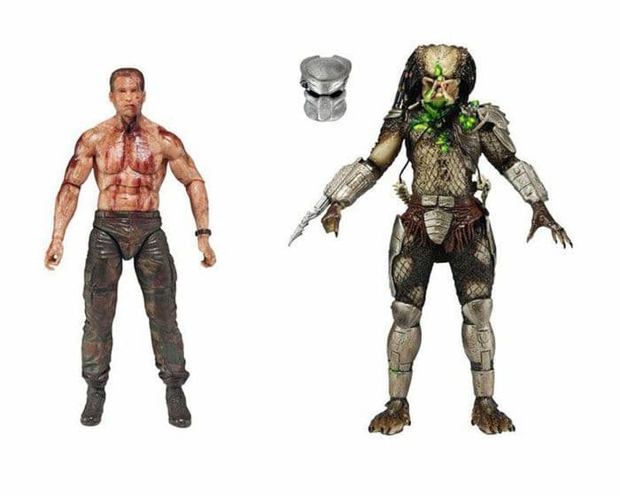 PREDATOR 7" PREDATOR VS DUTCH ACTION FIGURES 2 PACK FROM NECA