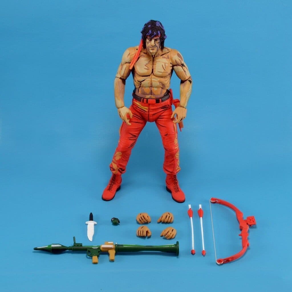 RAMBO 7" FIRST BLOOD PART II CLASSIC VIDEO GAME APPEARANCE ACTION ...