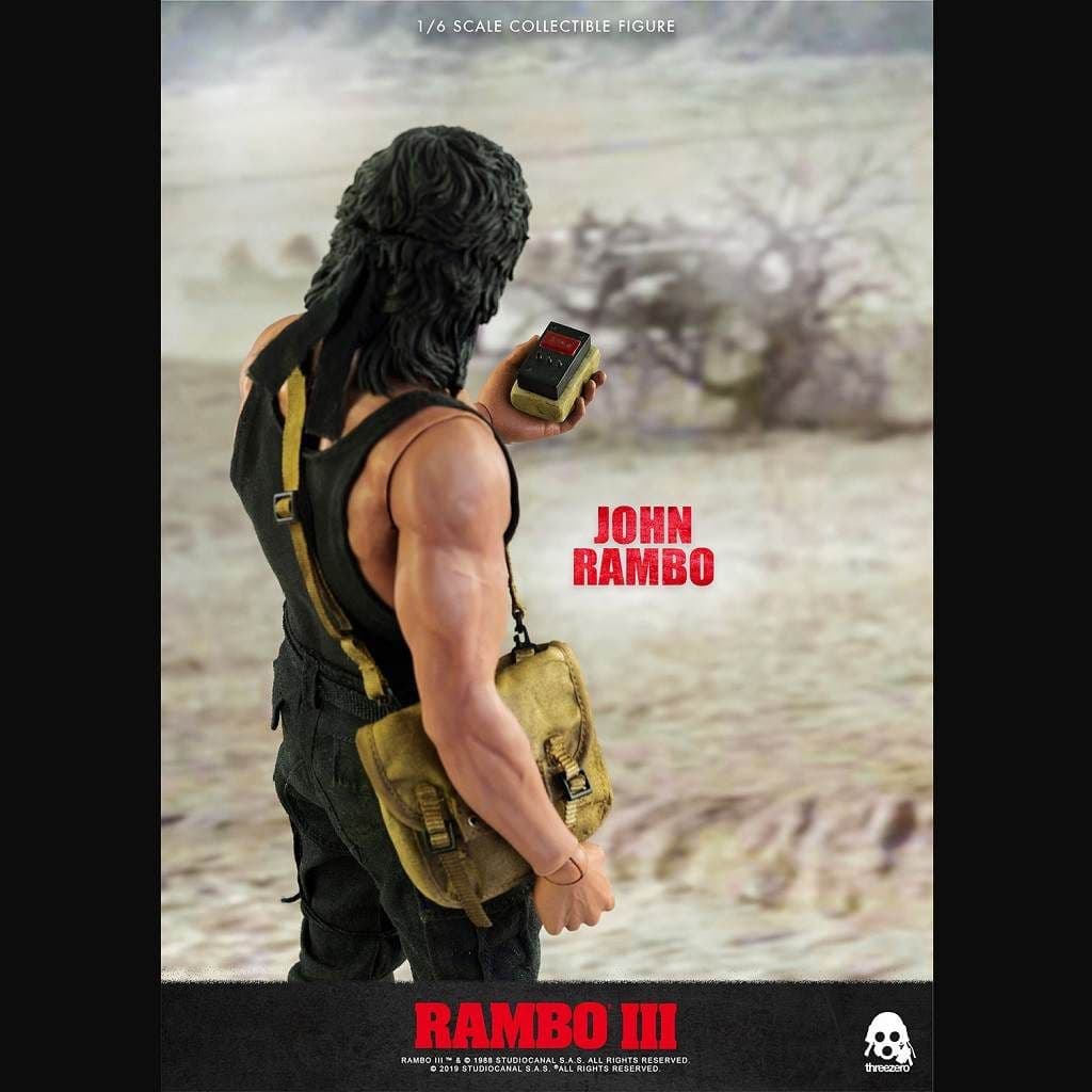RAMBO III JOHN RAMBO 1 6 SCALE ACTION FIGURE FROM THREEZERO