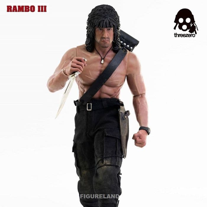 RAMBO III JOHN RAMBO 1 6 SCALE ACTION FIGURE FROM THREEZERO