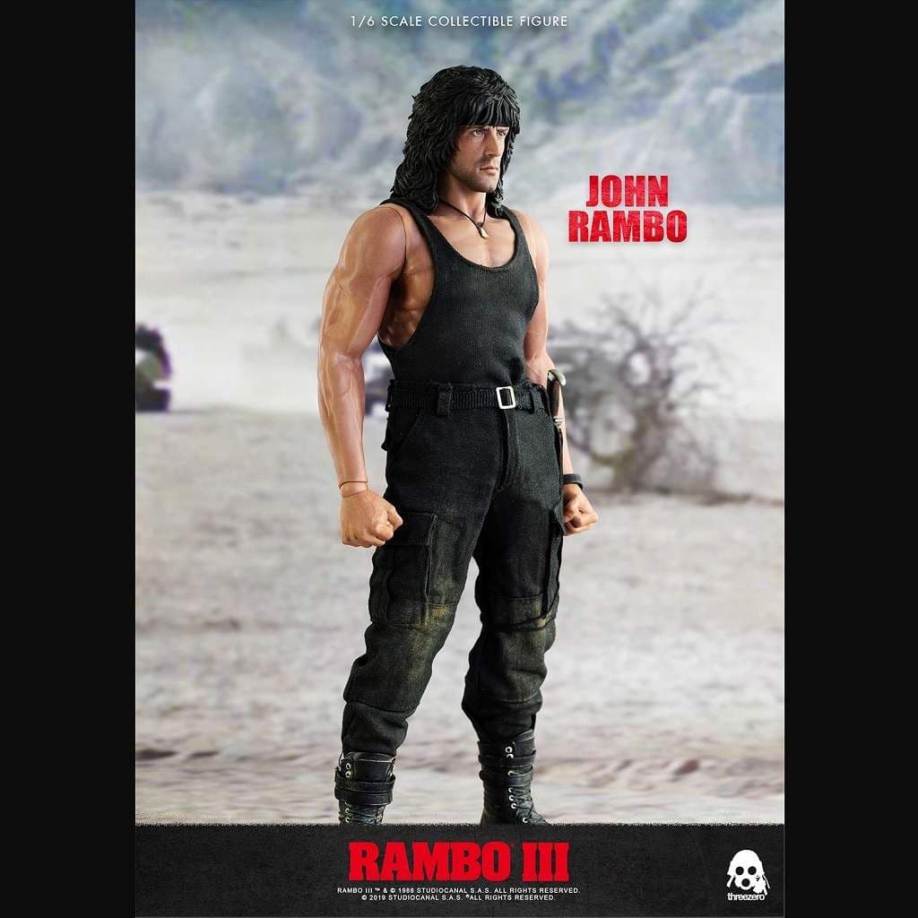 RAMBO III JOHN RAMBO 1 6 SCALE ACTION FIGURE FROM THREEZERO