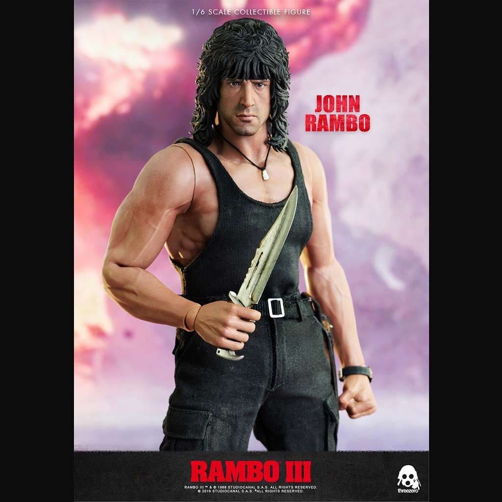 RAMBO III JOHN RAMBO 1 6 SCALE ACTION FIGURE FROM THREEZERO