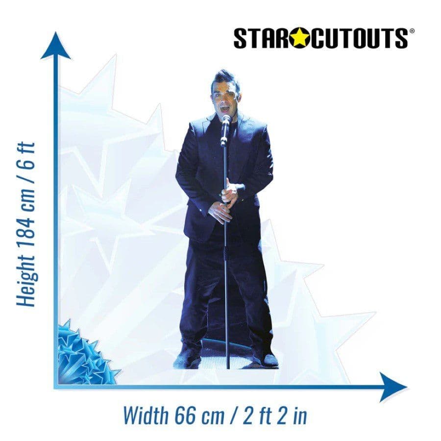ROBBIE WILLIAMS LIFE SIZE CARDBOARD CUT OUT