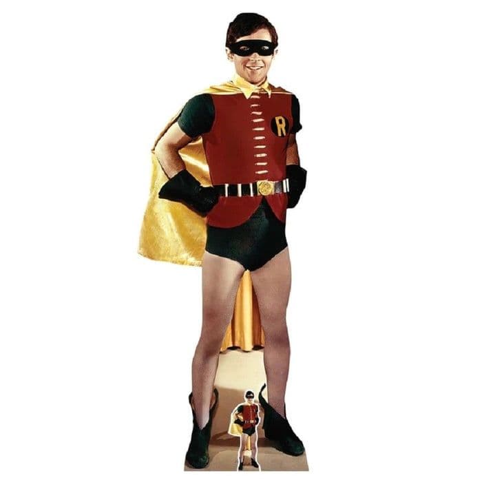 ROBIN 1966 BURT WARD LIFE SIZE CARDBOARD CUT OUT