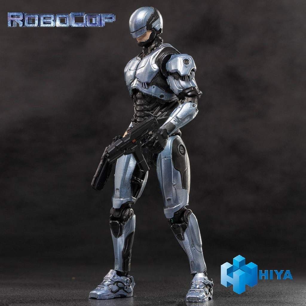 ROBOCOP 2014 ROBOCOP SILVER 1 18 EXQUISITE MINI ACTION FIGURE FROM HIYA ...