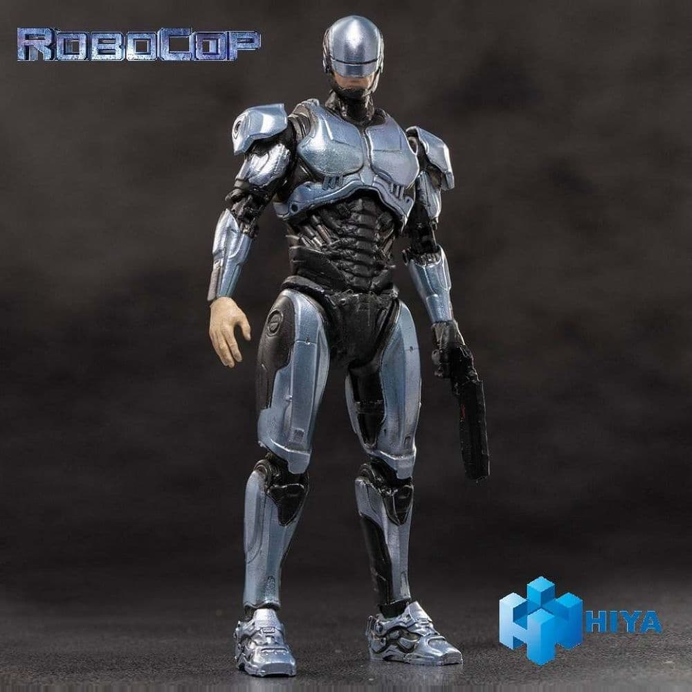 ROBOCOP 2014 ROBOCOP SILVER 1 18 EXQUISITE MINI ACTION FIGURE FROM HIYA ...