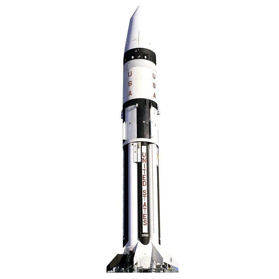 ROCKET REAL SPACE CRAFT CARDBOARD CUT OUT