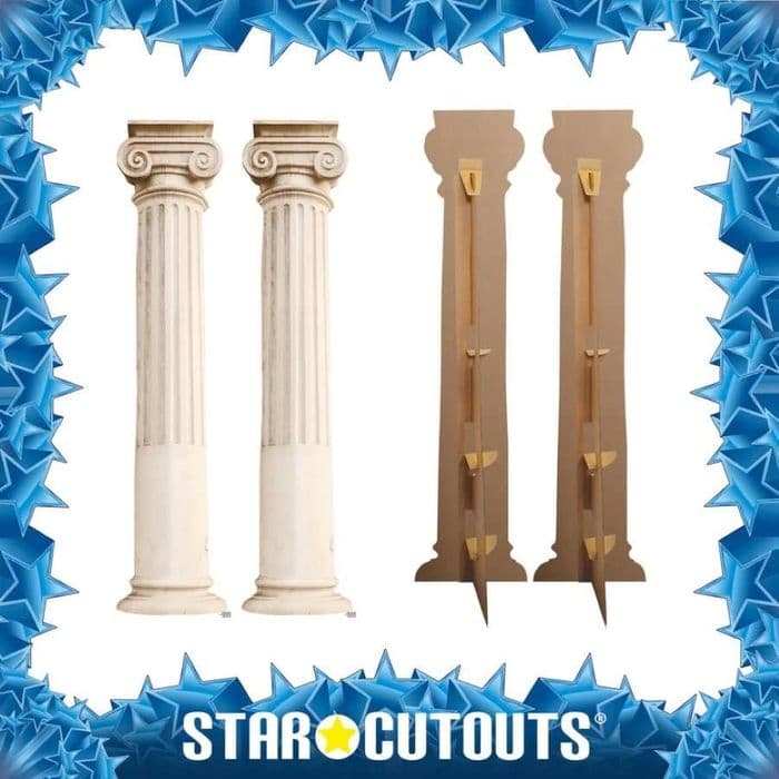 ROMAN PILLARS LANDMARK CARDBOARD CUT OUT