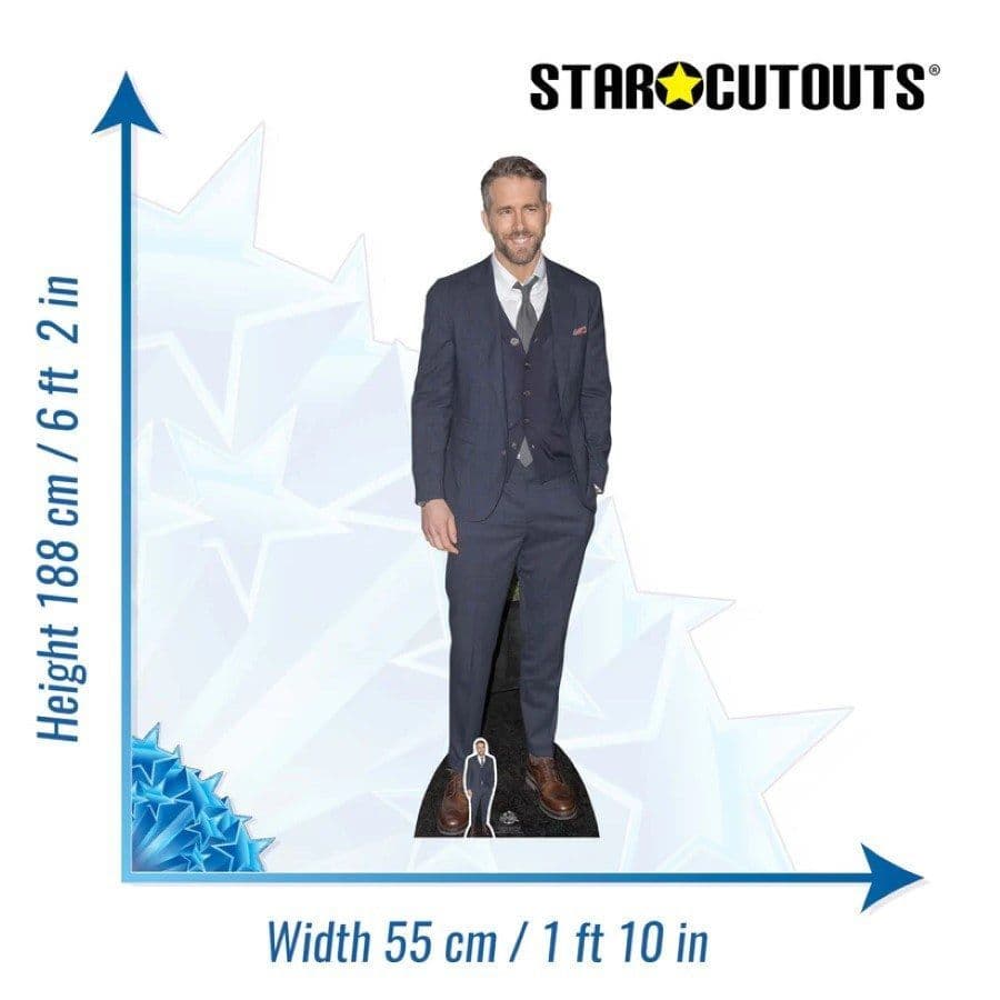 RYAN REYNOLDS LIFE SIZE CARDBOARD CUT OUT