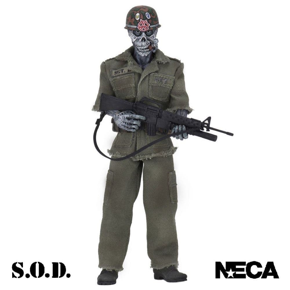 S O D STORMTROOPERS OF DEATH SGT D 8" CLOTHED ACTION FIGURE FROM NECA
