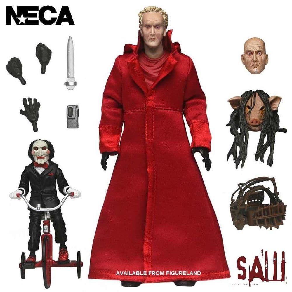 SAW JIGSAW KILLER RED ROBE ULTIMATE 7 INCH SCALE ACTION FIGURE FROM NECA
