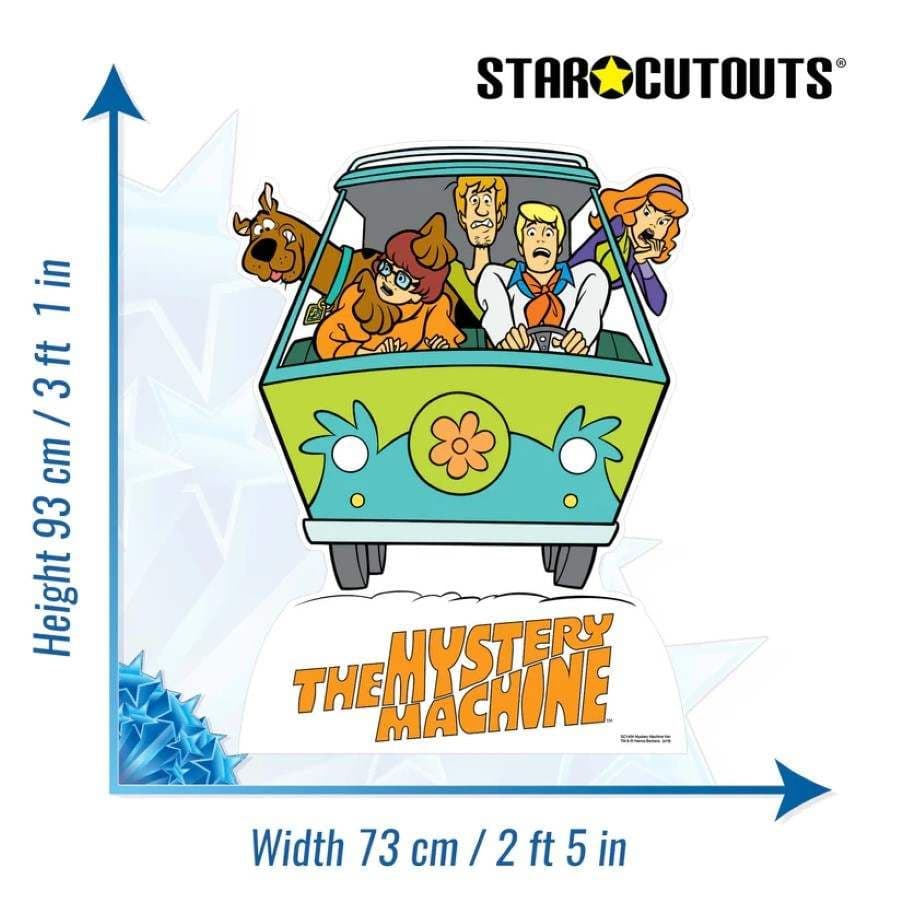 SCOOBY DOO MYSTERY MACHINE CARDBOARD CUT OUT