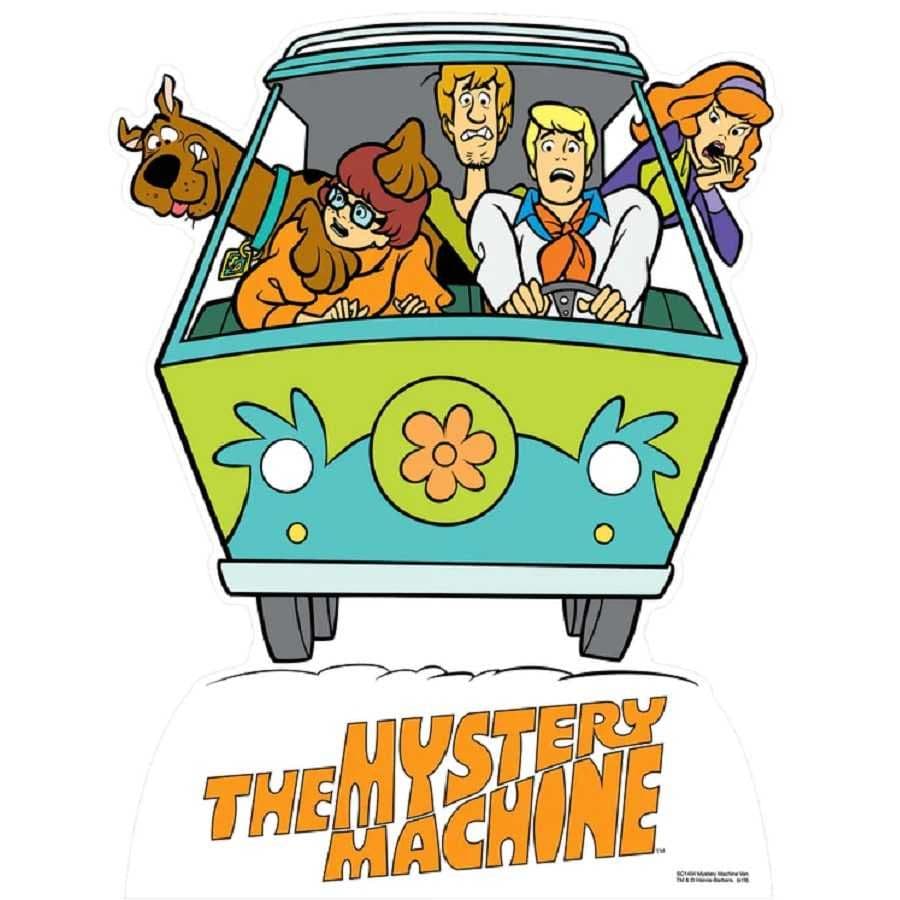 SCOOBY DOO MYSTERY MACHINE CARDBOARD CUT OUT
