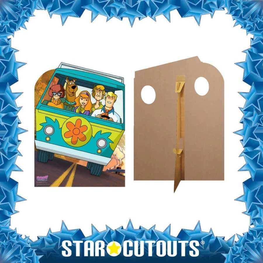 SCOOBY DOO MYSTERY MACHINE STAND IN CHILD SIZE CARDBOARD CUT OUT