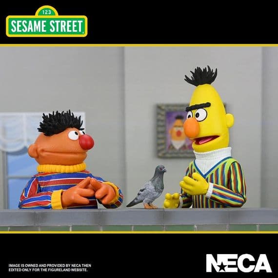 SESAME STREET ULTIMATE BERT 7 INCH SCALE ACTION FIGURE FROM NECA