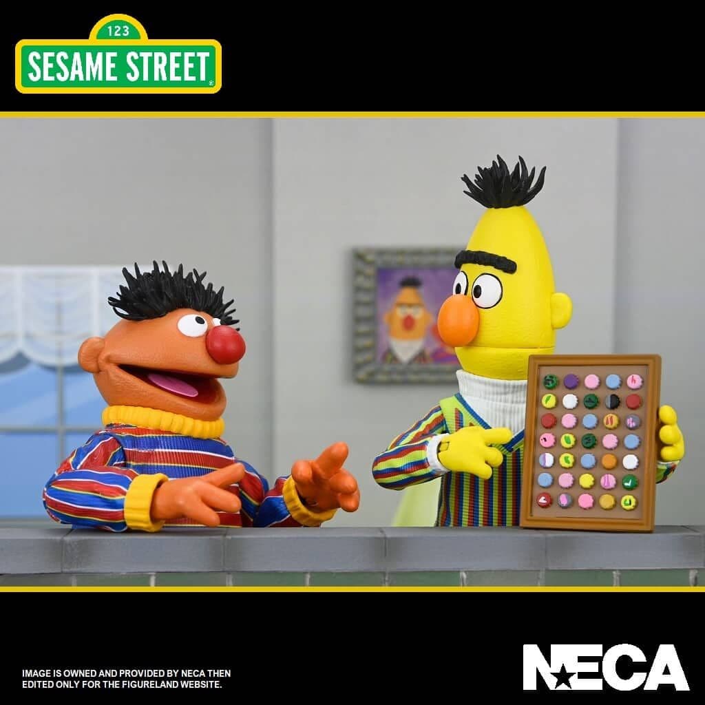 SESAME STREET ULTIMATE BERT 7 INCH SCALE ACTION FIGURE FROM NECA