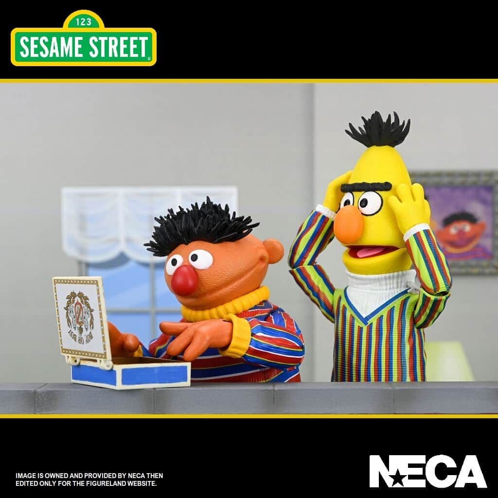 SESAME STREET ULTIMATE BERT 7 INCH SCALE ACTION FIGURE FROM NECA