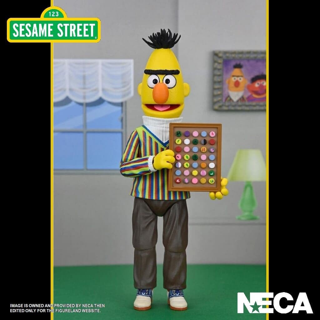 SESAME STREET ULTIMATE BERT 7 INCH SCALE ACTION FIGURE FROM NECA