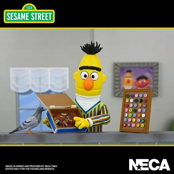 SESAME STREET ULTIMATE BERT 7 INCH SCALE ACTION FIGURE FROM NECA