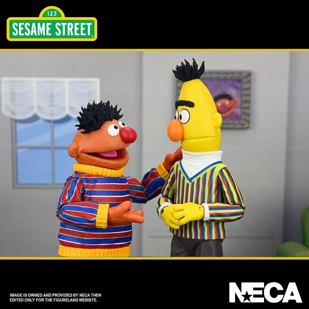 SESAME STREET ULTIMATE ERNIE 7 INCH SCALE ACTION FIGURE FROM NECA