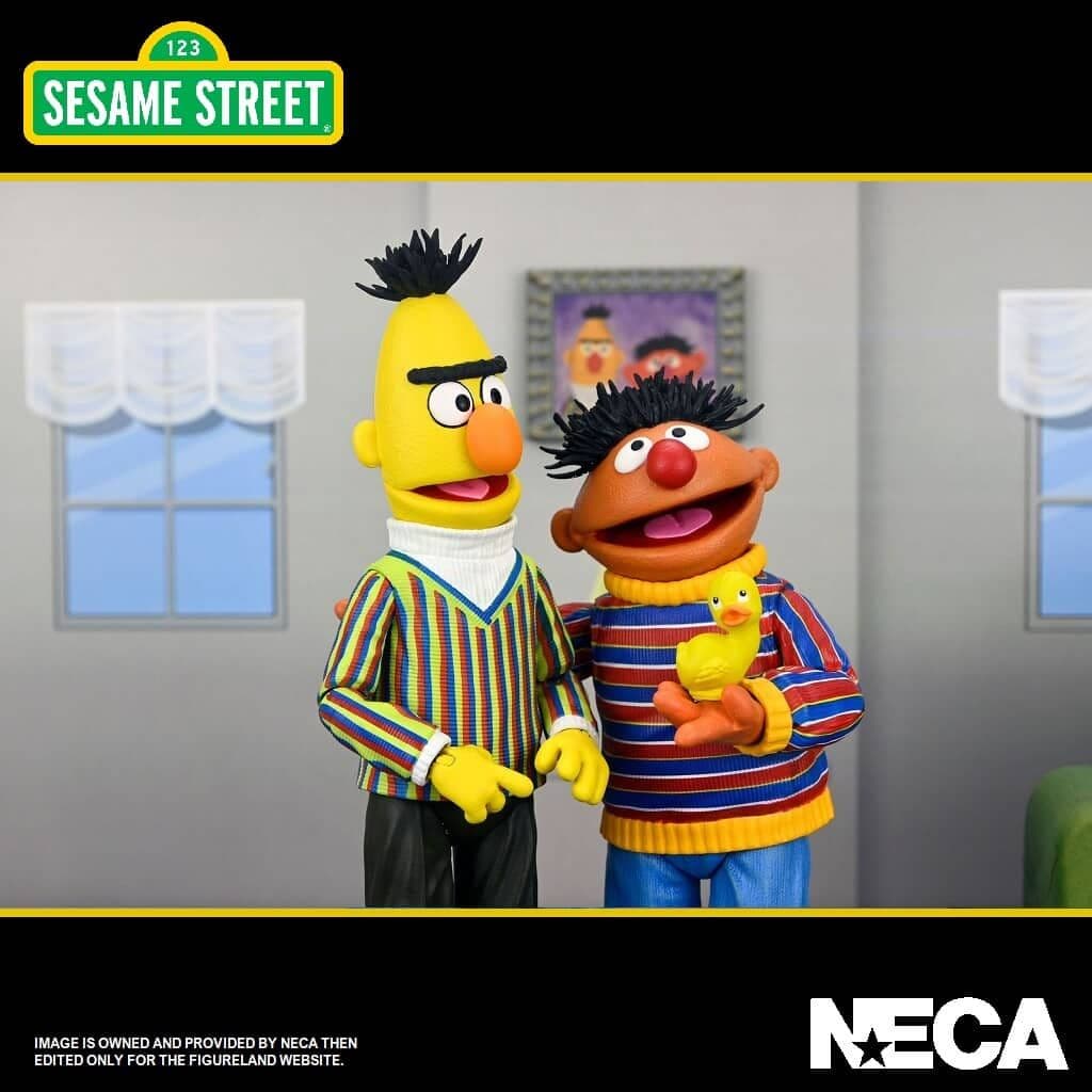 SESAME STREET ULTIMATE ERNIE 7 INCH SCALE ACTION FIGURE FROM NECA