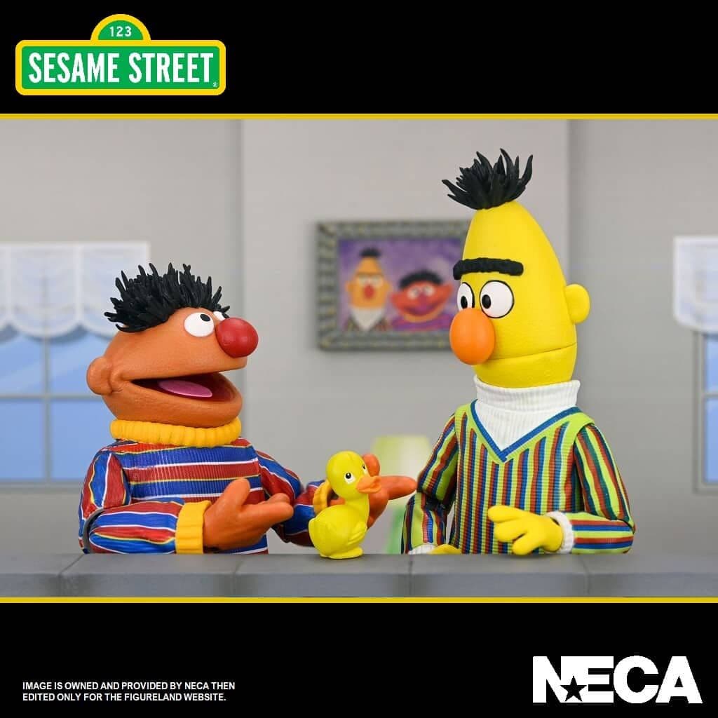 SESAME STREET ULTIMATE ERNIE 7 INCH SCALE ACTION FIGURE FROM NECA