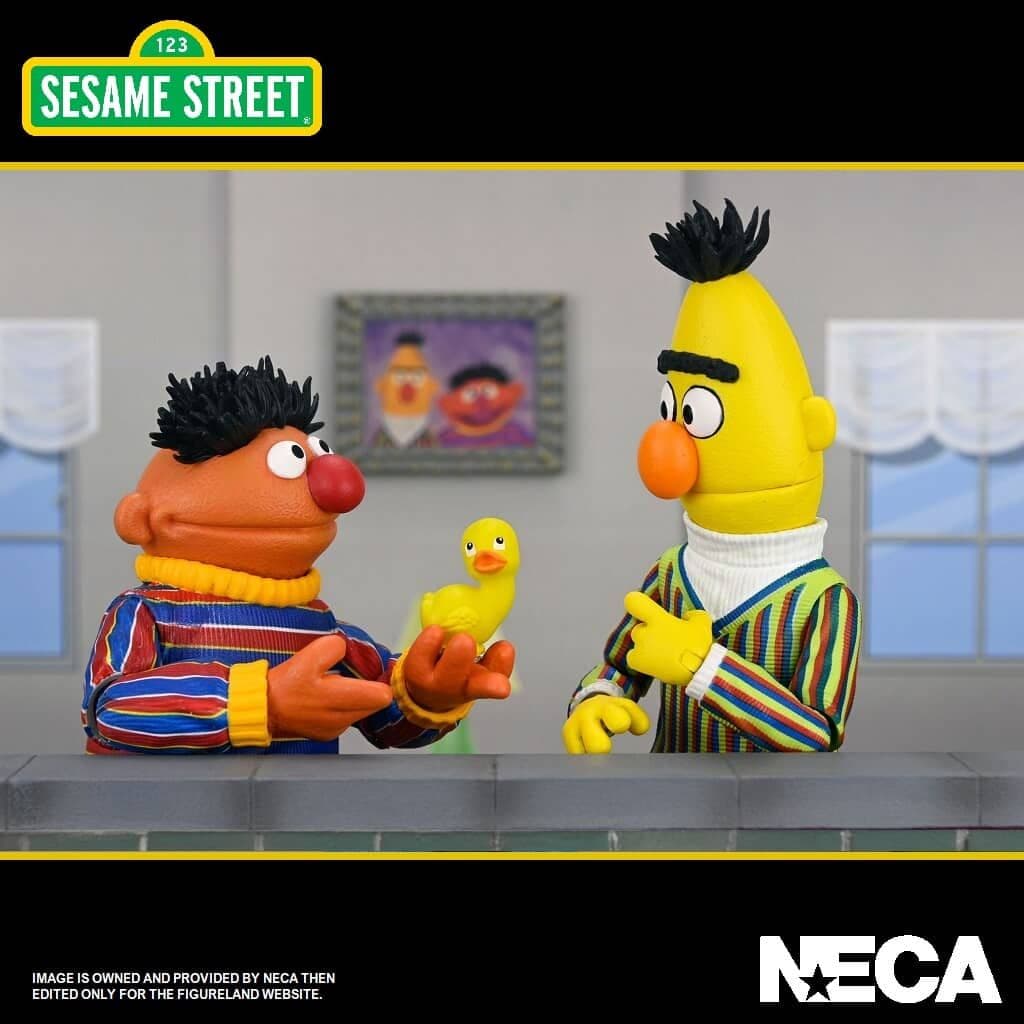 SESAME STREET ULTIMATE ERNIE 7 INCH SCALE ACTION FIGURE FROM NECA