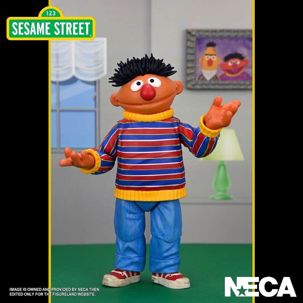 SESAME STREET ULTIMATE ERNIE 7 INCH SCALE ACTION FIGURE FROM NECA