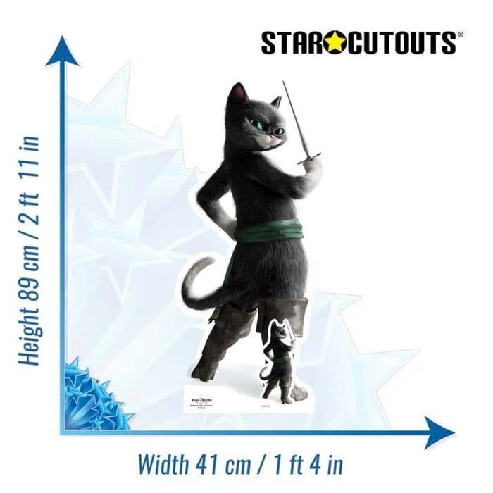SHREK KITTY SOFT PAWS CARDBOARD CUT OUT