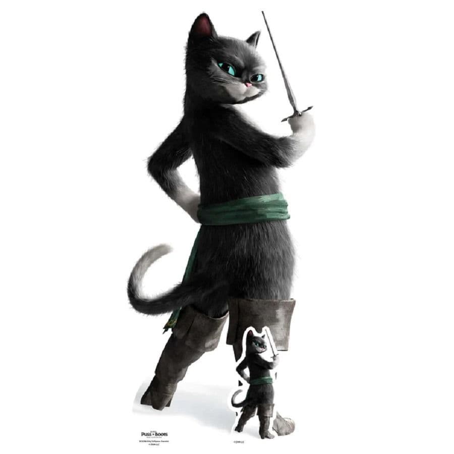 SHREK KITTY SOFT PAWS CARDBOARD CUT OUT