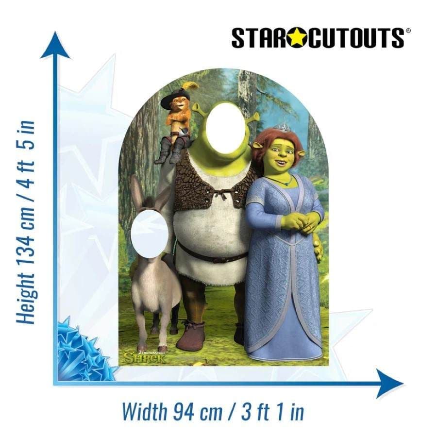 SHREK STAND IN CHILD SIZE CARDBOARD CUT OUT
