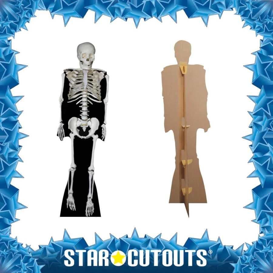 SKELETON LIFE SIZE CARDBOARD CUT OUT
