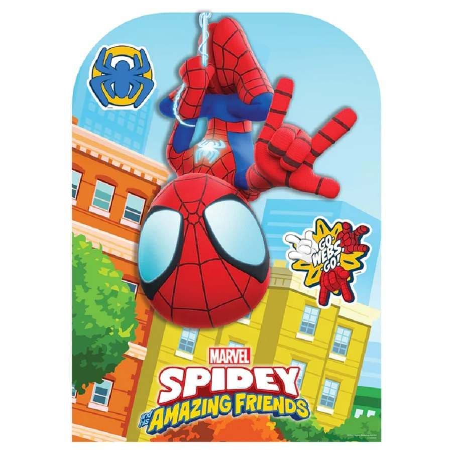 SPIDER-MAN SPIDEY 3D BACKDROP CARDBOARD CUT OUT