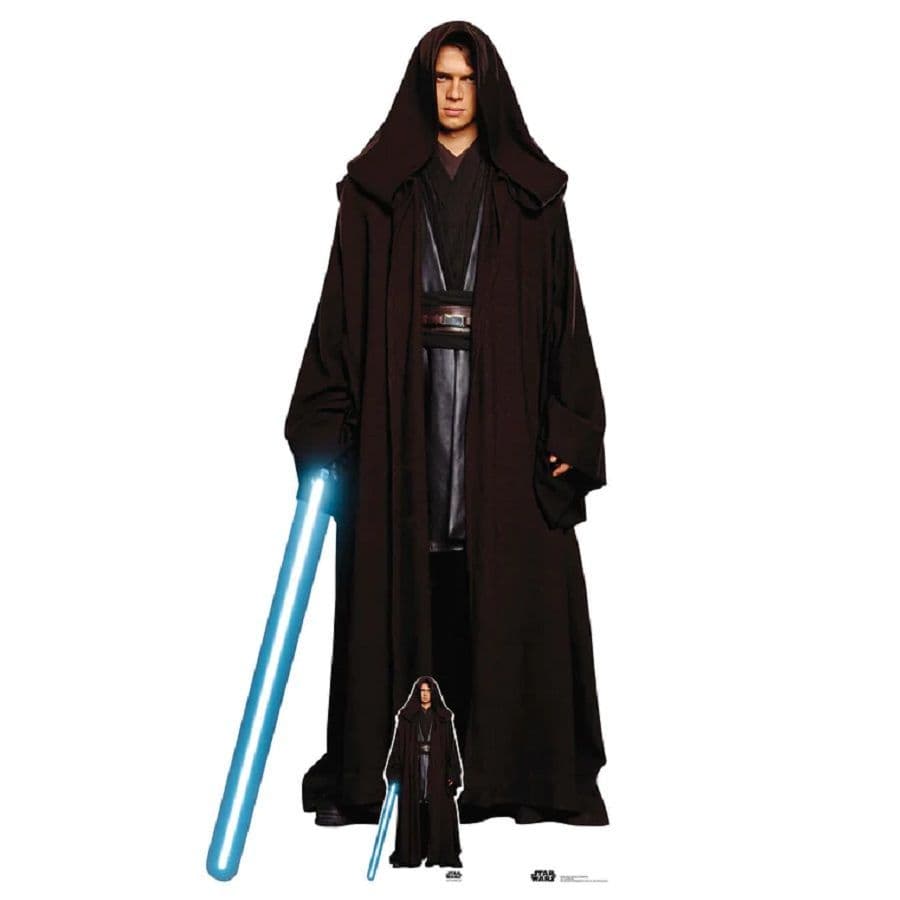 STAR WARS ANAKIN SKYWALKER HAYDEN CHRISTENSEN LIFE SIZE CARDBOARD CUT OUT