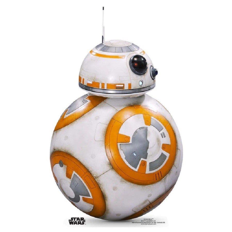 STAR WARS BB-8 DROID CARDBOARD CUT OUT